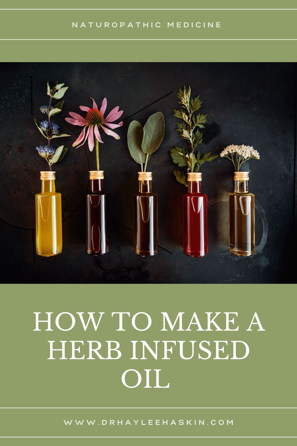 HOW TO MAKE A HERB INFUSED OIL - Dr. Haylee Haskin